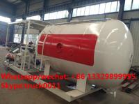 China China made high quality and lower price 10cbm mobile skid lpg gas storage tank with digital weighting scale for sale for sale