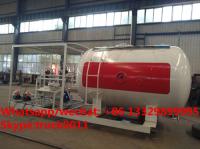 China China made high quality and lower price 10cbm mobile skid lpg gas storage tank with digital weighting scale for sale for sale