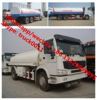 China Factory sale best price SINO TRUK HOWO 6*4 LHD 20m3 water sprinkling truck, HOT SALE! HOWO 20,000L cistern tank truck for sale