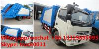 China Factory sale high quality and lower price dongfeng 6m3 garbage compactor truck, HOT SALE! dongfeng 7tons garbgae truck for sale