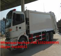 China FOTON AUMAN 6*4 LHD 16m3 garbage compactor truck, factory sale cheapest price FOTON 16m3 compacted garbage truck for sale