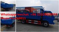 China HOT SALE!dongfeng 4*2 LHD 4tons dump garbage truck, Factory sale best price dump garbage truck with hydraulic cover for sale