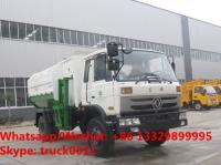 China Factory sale cheaper price Dongfeng 4*2 LHD side loader garbage truck, HOT SALE! good price wastes collecting vehicle for sale