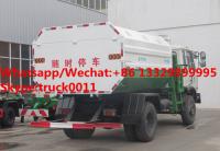 China Factory sale cheaper price Dongfeng 4*2 LHD side loader garbage truck, HOT SALE! good price wastes collecting vehicle for sale