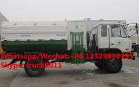 China Factory sale cheaper price Dongfeng 4*2 LHD side loader garbage truck, HOT SALE! good price wastes collecting vehicle for sale