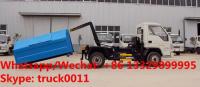 China HOT SALE! China Forland 4x2 Roll off Garbage trucks, Factory sale good price Forland 4*2 LHD wastes collecting vehicle for sale