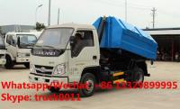 China HOT SALE! China Forland 4x2 Roll off Garbage trucks, Factory sale good price Forland 4*2 LHD wastes collecting vehicle for sale