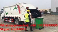 China HOT SALE!4tons rear loader garbage truck for sale, Factory sale good price Dongfeng 4*2 LHD 5m3 garbage compactor truck for sale