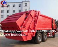 China Hot selling SINO TRUK HOWO 6*4 16M3 Compressed rubbish Truc, wholesale good price 16m3 garbage compctor truck for sale