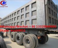 China Factory sale best price CLW brand 36m3 dump tipper trailer, HOT SALE! high quality and good price dump tipper trailer for sale