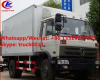 China High quality and competitive price dongfeng 10tons 170hp diesel cold room truck for sale, refrigerator van truck for sale