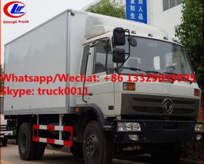 China High quality and competitive price dongfeng 10tons 170hp diesel cold room truck for sale, refrigerator van truck for sale