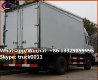 China High quality and competitive price dongfeng 10tons 170hp diesel cold room truck for sale, refrigerator van truck for sale