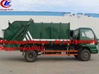China Factory sale good price FAW brand 4*2 LHD 5m3 garbage compactor truck, HOT SALE! lower price wastes collecting vehicle for sale
