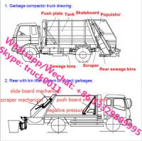 China JAC brand 4*2 5m3 garbage compactor truck, HOT SALE! high quality and cheaper price JAC 4tons compacted garbage truck for sale