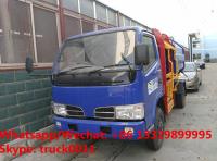 China customized CLW 4*2 LHD side garbage bin lifter truck for sale, HOT SALE! lowest price CLW brand side loader garbge truck for sale
