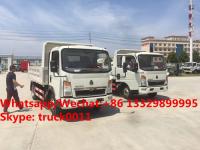 China High quality and good price customized SINO TRUK HOWO 4tons dump tipper truck, Factory sale lower price HOWO tipper for sale