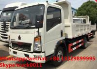 China High quality and good price customized SINO TRUK HOWO 4tons dump tipper truck, Factory sale lower price HOWO tipper for sale