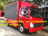 China High quality and competitive price FAW brand mobile LED advertising truck for sale, Good price FAW P8/P6 LED truck for sale