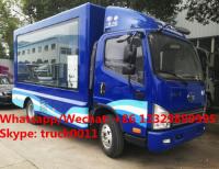 China High quality and competitive price FAW brand mobile LED advertising truck for sale, Good price FAW P8/P6 LED truck for sale