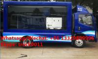 China High quality and competitive price FAW brand mobile LED advertising truck for sale, Good price FAW P8/P6 LED truck for sale