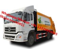 China high quality and lower price Customized dongfeng 18cbm garbage compactor truck, refuse garbage vehicle for Botswana, for sale