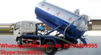 China Factory customized high quality and lower price JAC 4*2 LHD 5m3 vacuum tank truck for sale, sludge tank truck  for sale for sale