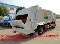 China China dongfeng 4*2 4tons compression garbage truck for sale, Factory customized Dongfeng 4*2 RHD compacted garbage truck for sale