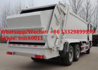 China customized SHACMAN 6*4 LHD18 cubic meters compression garbage truck for sale, HOT SALE! shacman  refuse garbage truck for sale