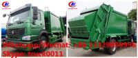 China Factory customized HOWO 4*2 LHD/RHD 8m3/10m3/12m3/14m3 compression garbage truck for sale, garbage compactor truck for sale