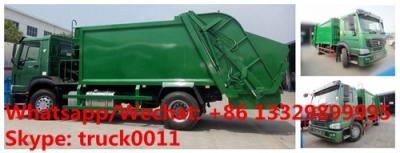 China Factory customized HOWO 4*2 LHD/RHD 8m3/10m3/12m3/14m3 compression garbage truck for sale, garbage compactor truck for sale