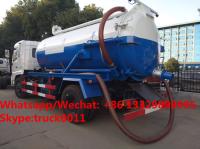 China Cheapest price dongfeng 4*2 LHD 10cbm vacuum tank truck for sale, Factory sale good price sludge tank truck for sale