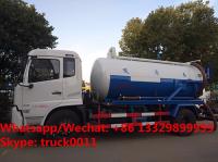 China Cheapest price dongfeng 4*2 LHD 10cbm vacuum tank truck for sale, Factory sale good price sludge tank truck for sale