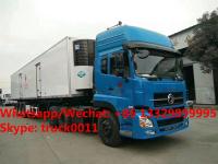 China Factory customized CLW bramd 13.8m length reefer van semitrailer/refrigerator van semitrailer for Africa,  refriger for sale