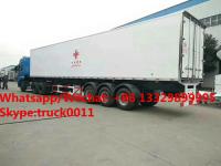 China Factory customized CLW bramd 13.8m length reefer van semitrailer/refrigerator van semitrailer for Africa,  refriger for sale