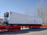 China Factory customized CLW bramd 13.8m length reefer van semitrailer/refrigerator van semitrailer for Africa,  refriger for sale