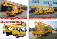China Japan brand ISUZU 12M,14M,16M aerial working platform truck for sale, HOT SALE! best price ISUZU overhead working truck for sale