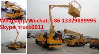 China Japan brand ISUZU 12M,14M,16M aerial working platform truck for sale, HOT SALE! best price ISUZU overhead working truck for sale