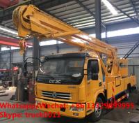 China Factory sale cheapest price Dongfeng LHD 16m aerial platform truck, Wholesale best price 12-16m overhead working truck for sale