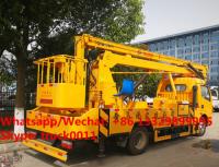 China Factory sale cheapest price Dongfeng LHD 16m aerial platform truck, Wholesale best price 12-16m overhead working truck for sale