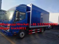 China Factory customized best price JAC 4*2 LHD freezer refrigerator van truck for sale,Wholesale JAC 4tons cold room truck for sale