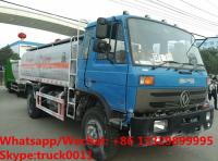 China Factory customized dongfeng 4*2 RHD 10,000L gasoline tank delivery truck for sale,cheapest dongfeng 10m3 fuel tank truck for sale