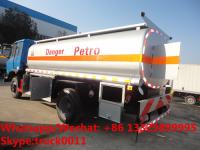 China Factory customized dongfeng 4*2 RHD 10,000L gasoline tank delivery truck for sale,cheapest dongfeng 10m3 fuel tank truck for sale