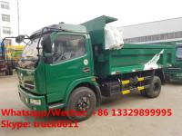 China dongfeng 6 wheel dump truck with tarp cover Specifications of dongfeng 6 wheel dump truck/ tipper truck with tarp cover for sale