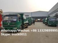 China dongfeng 6 wheel dump truck with tarp cover Specifications of dongfeng 6 wheel dump truck/ tipper truck with tarp cover for sale