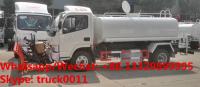 China New Diesel dongfeng 5000Liters 5CBM 5tons 5MT Water tank for sale, customized dongfeng 5m3 water tank with snow removal for sale