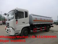 China Factory sale bottom price dongfeng 18,000Liters oil tank delivery truck, HOT SALE!dongfeng 4*2 LHD fuel tank truck for sale
