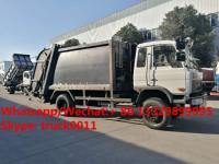 China Factory sale bottom price dongfeng 10m3 compression garbage truck refuse garbage truck customized for Kyrgyz Republic for sale