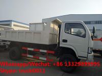 China Factory customized cheapest price CLW brand 4*4 RHD diesel dump tipper truck for sale, CLW dump pickup vehicle for sale
