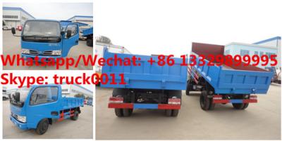 China High quality and competitive price CLW brand 4*2 RHD diesel 3tons mini dump truck for sale, tipper vehicle for sale for sale